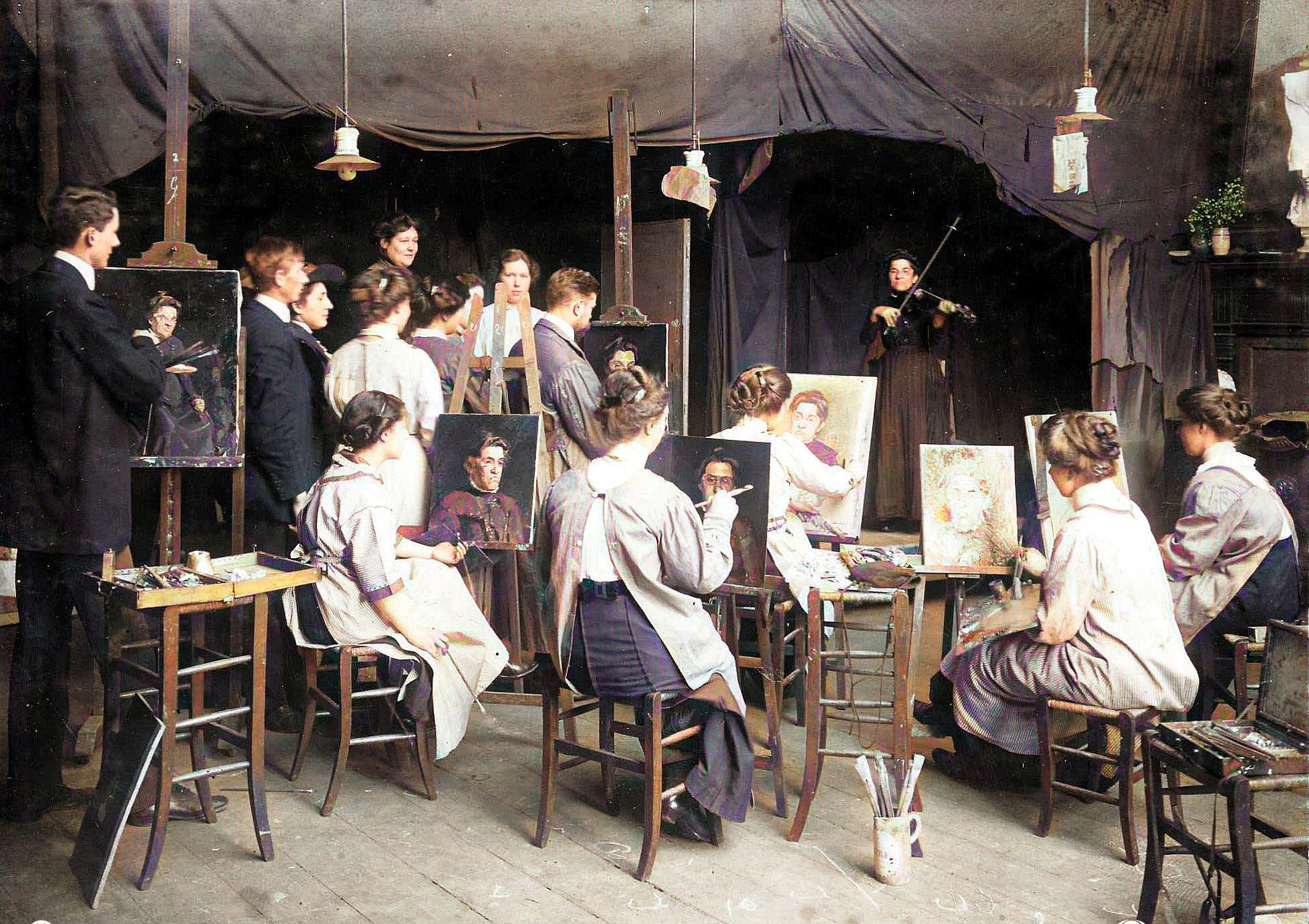 Jan Voerman Jr. gaat in 1912 naar de Akademie der Kunsten in Amsterdam ...